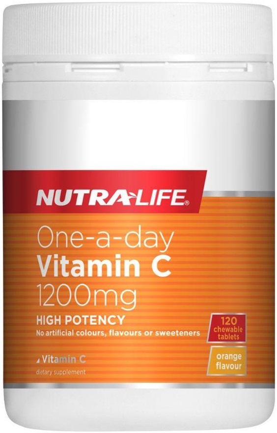 Nutra-Life Vitamin C 1200mg Chewable | Sporty's Warehouse